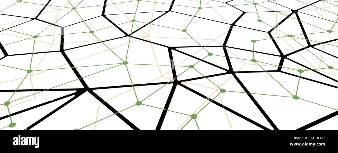 Abstract Artificial intelligence. Technology web background. Virtual ...