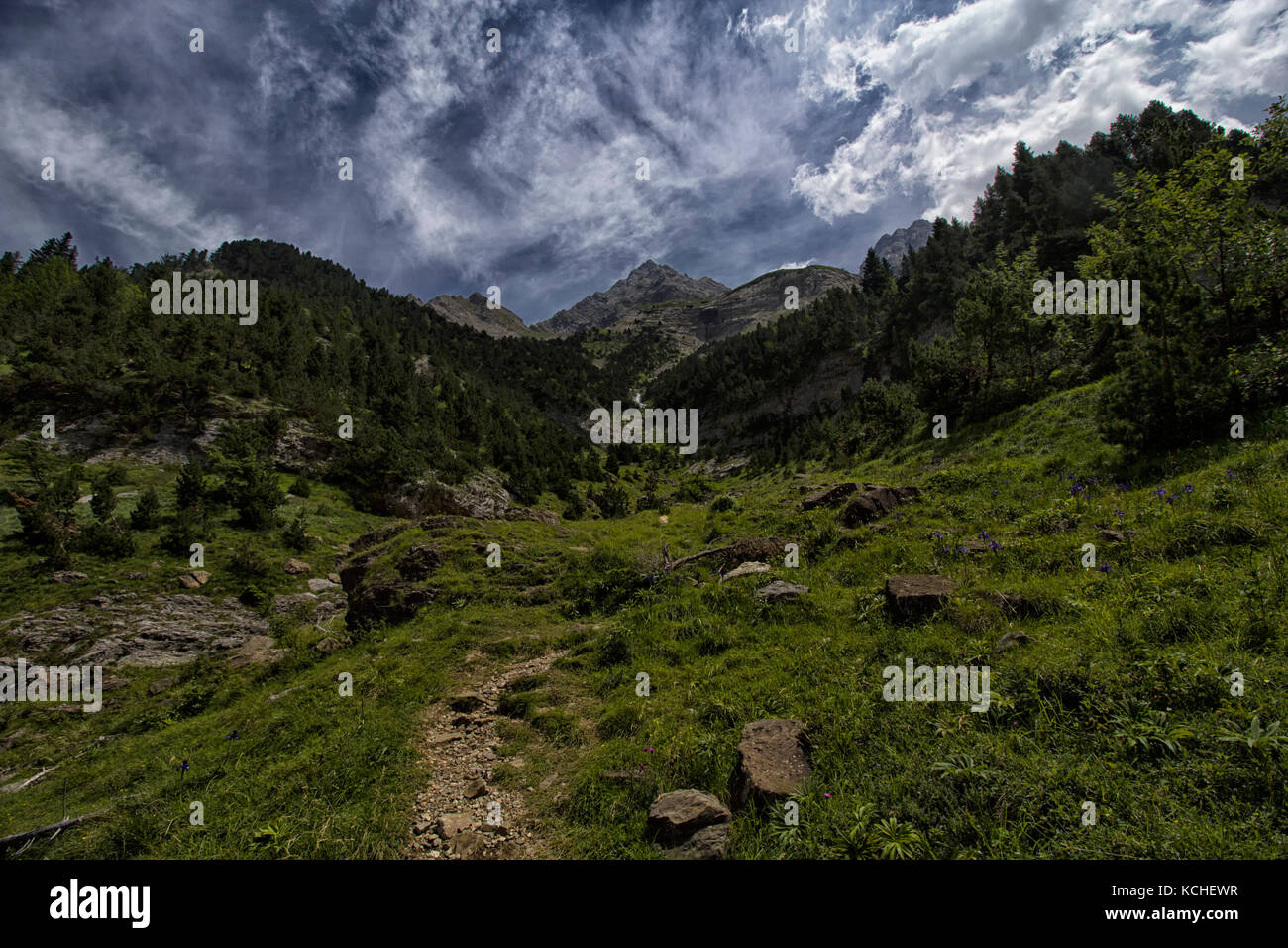 landscape of pyrenees Stock Photo - Alamy