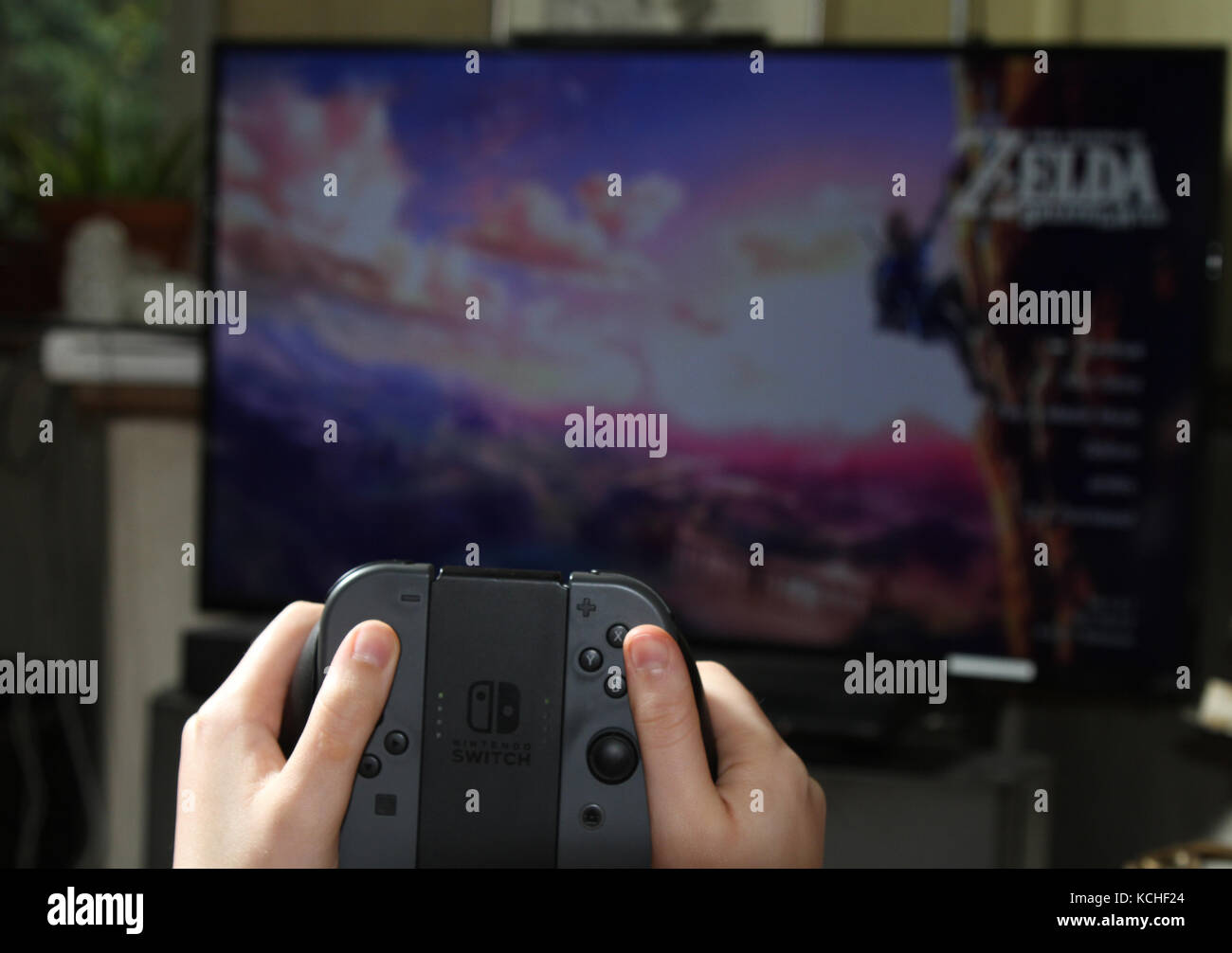 Nintendo switch hi-res stock photography and images - Alamy