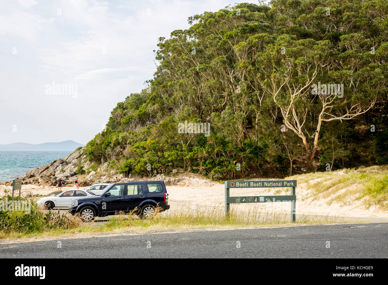 Elizabeth beach on a Spring day, one of the beautiful mid north coast ...