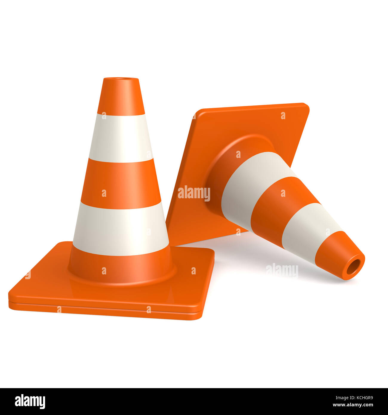 Traffic cones image with hi-res rendered artwork that could be used for ...