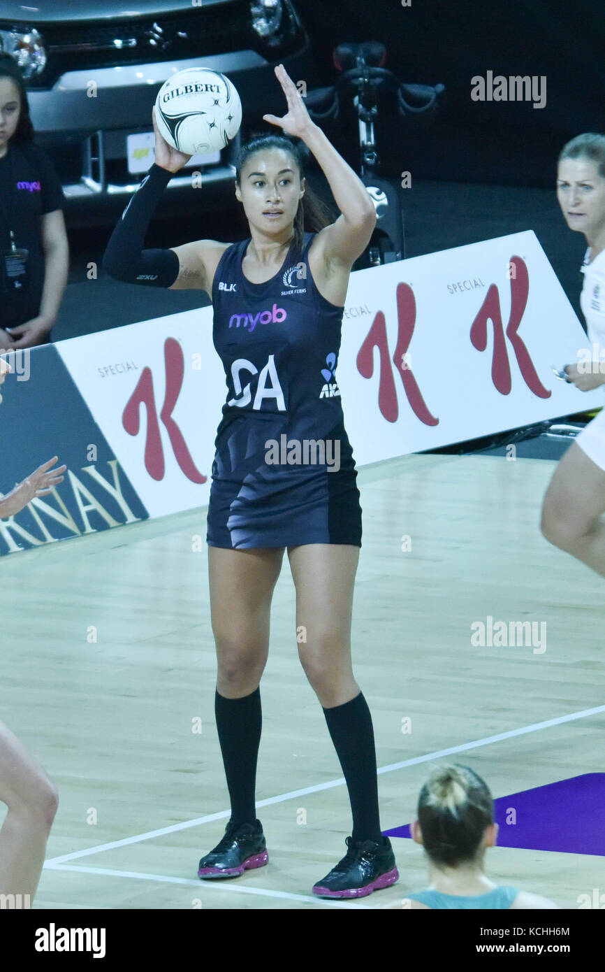 Auckland, New Zealand. 05th Oct, 2017. Maria Tutaia of New Zealand ...