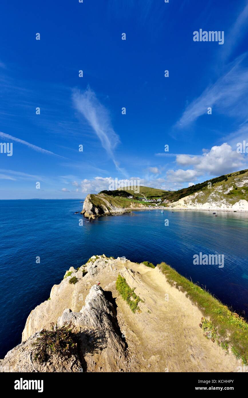 Lulworth cove Dorset England uk Stock Photo - Alamy