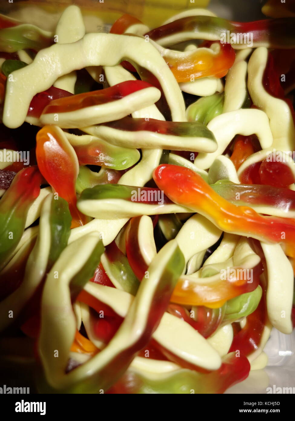 photograph of popular sweets, chocolate and / or confectionery Stock ...