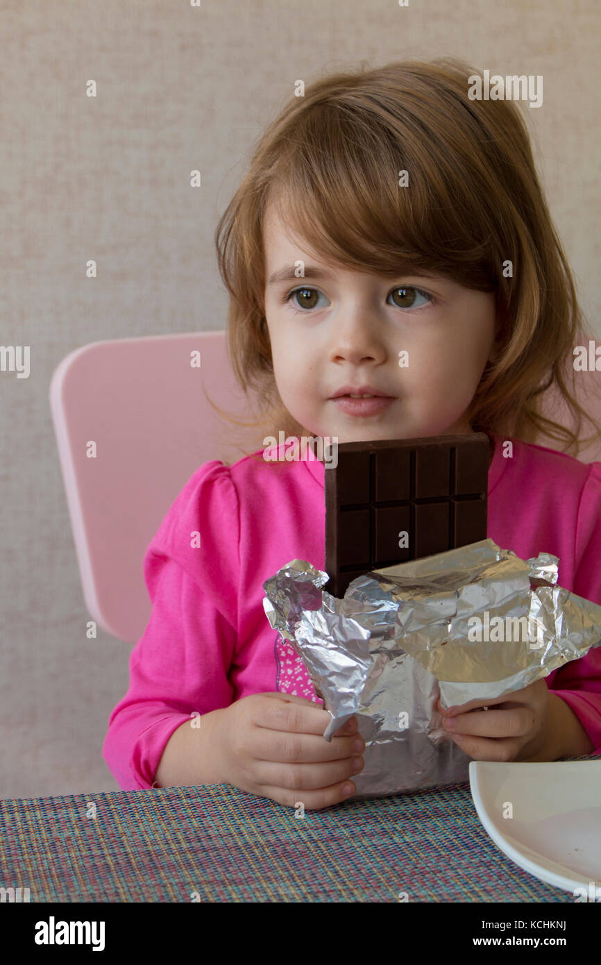 Baby Eating Chocolate