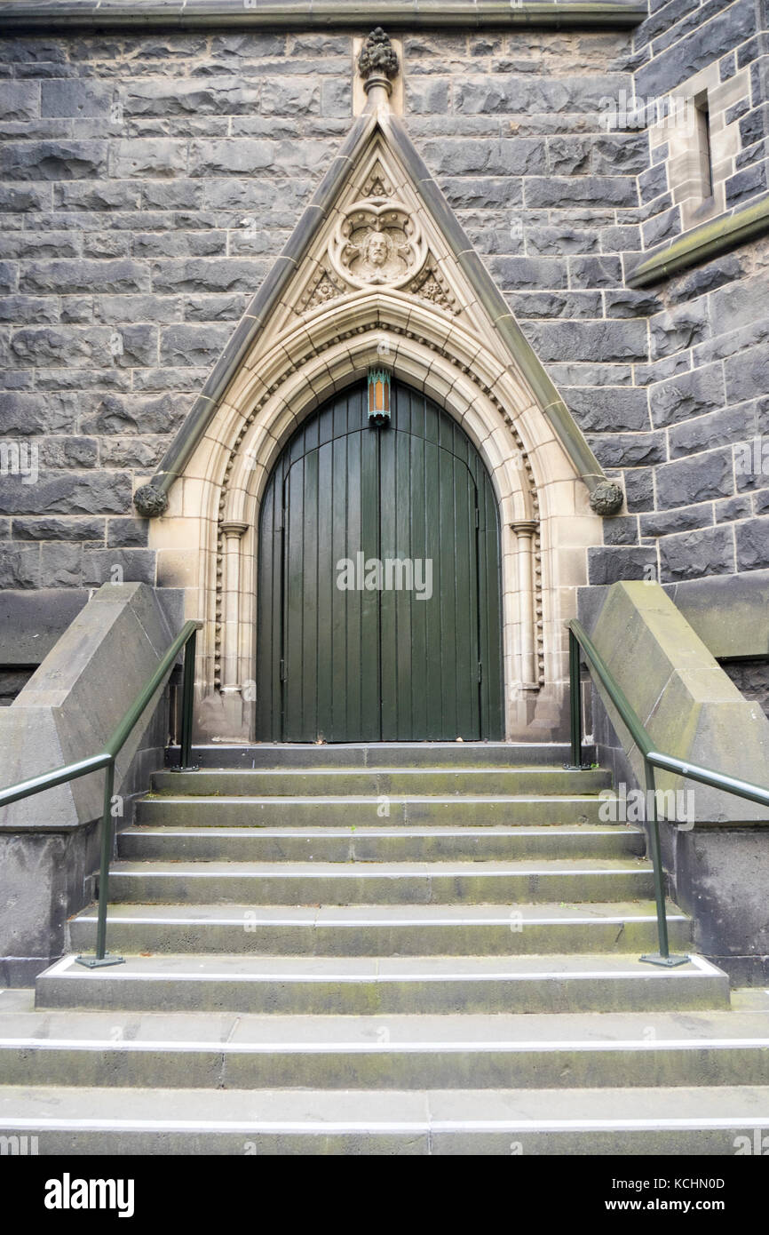 Side entrance to a Roman Catholic cathedral Stock Photo - Alamy