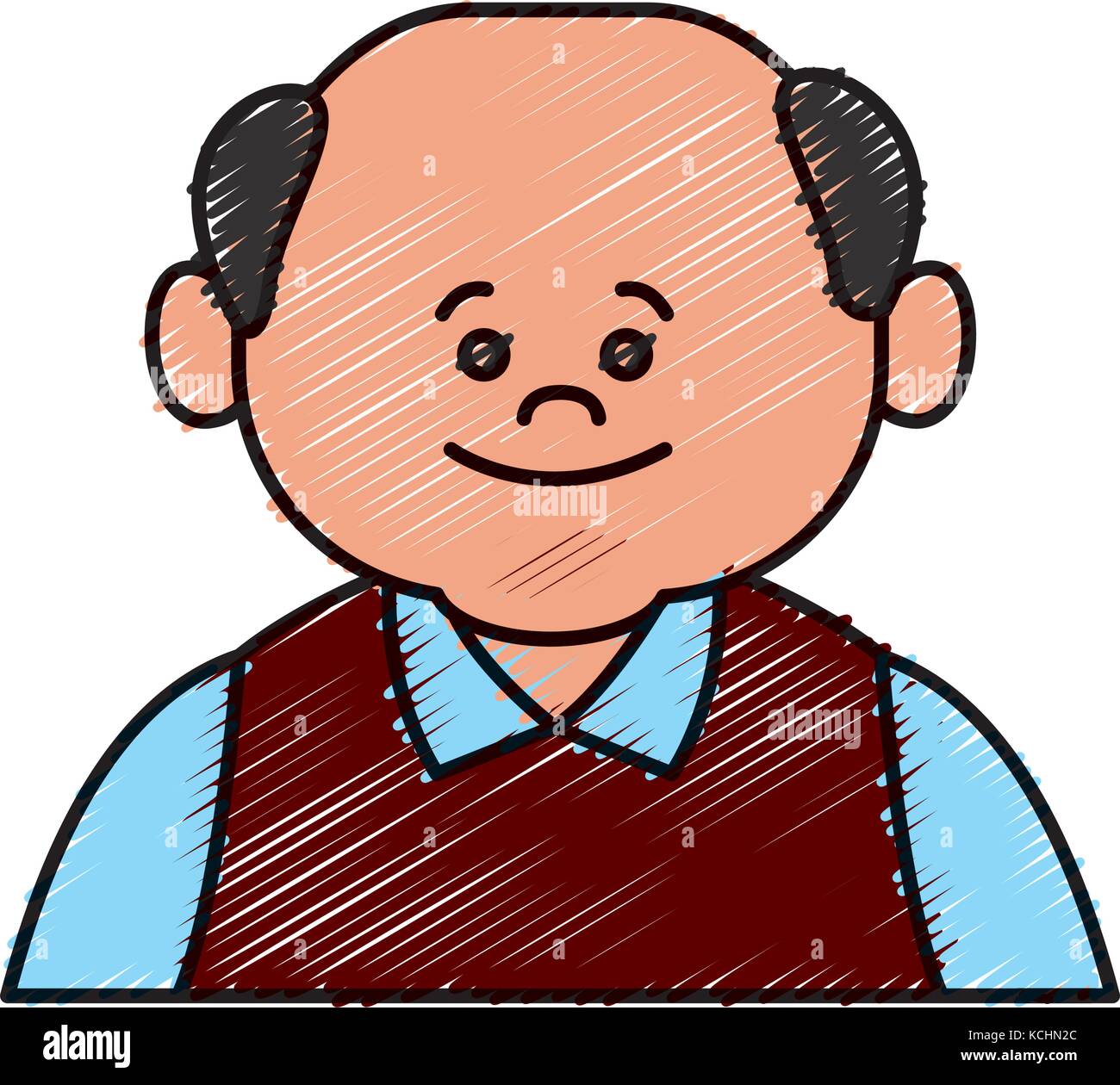 Cute grandfather cartoon Stock Vector Image & Art - Alamy