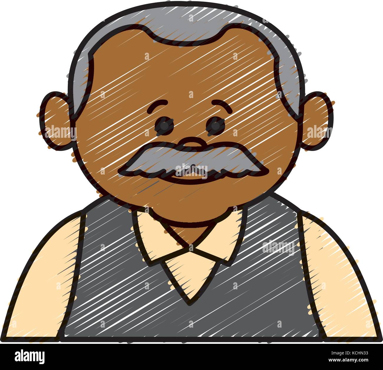 Cute grandfather cartoon Stock Vector Image & Art - Alamy