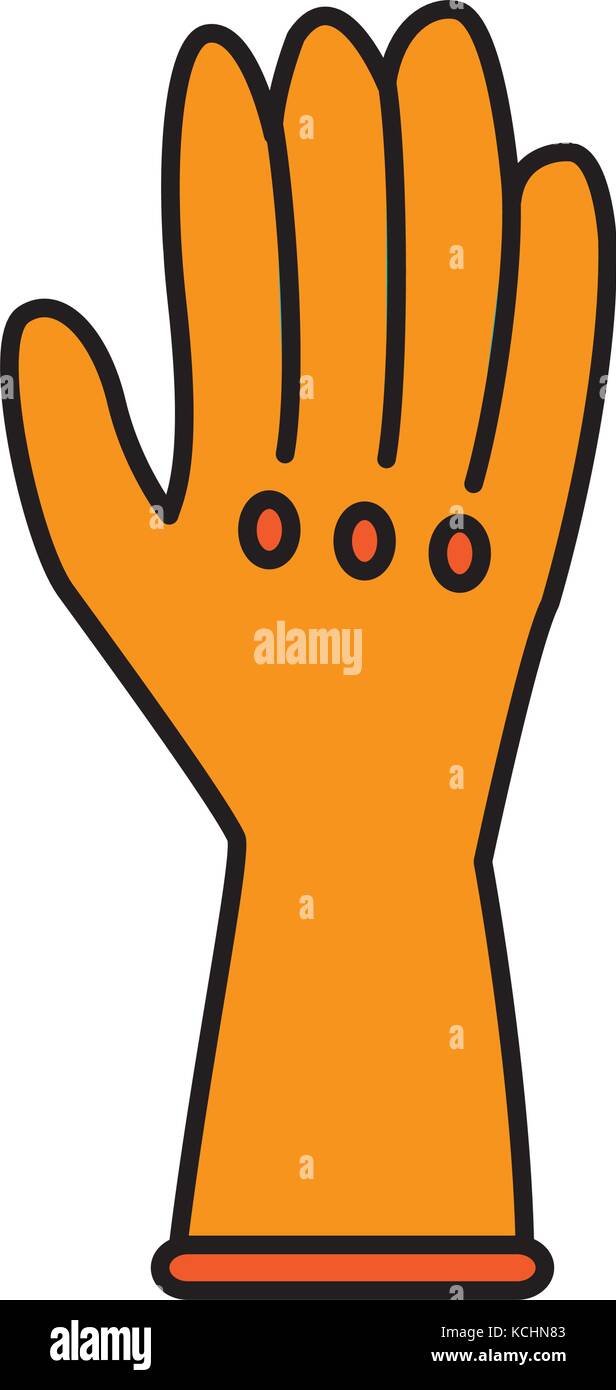Cleaning glove isolated Stock Vector Image & Art - Alamy