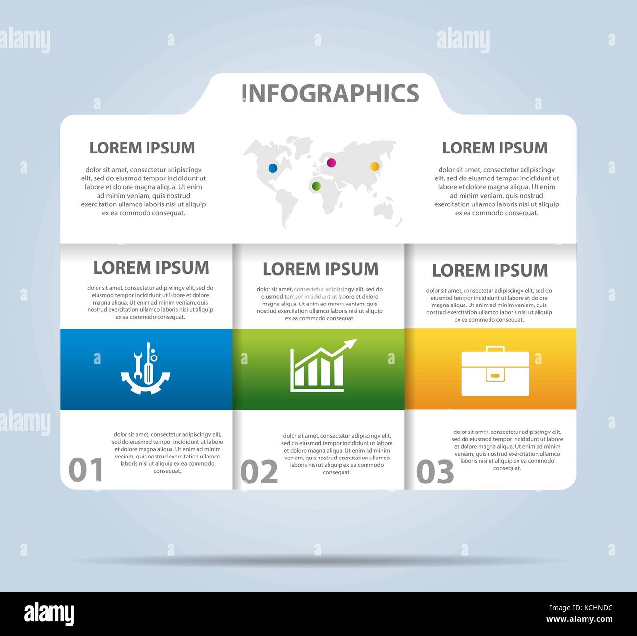 Vector illustration. Infographic pattern in the form of rectangular ...