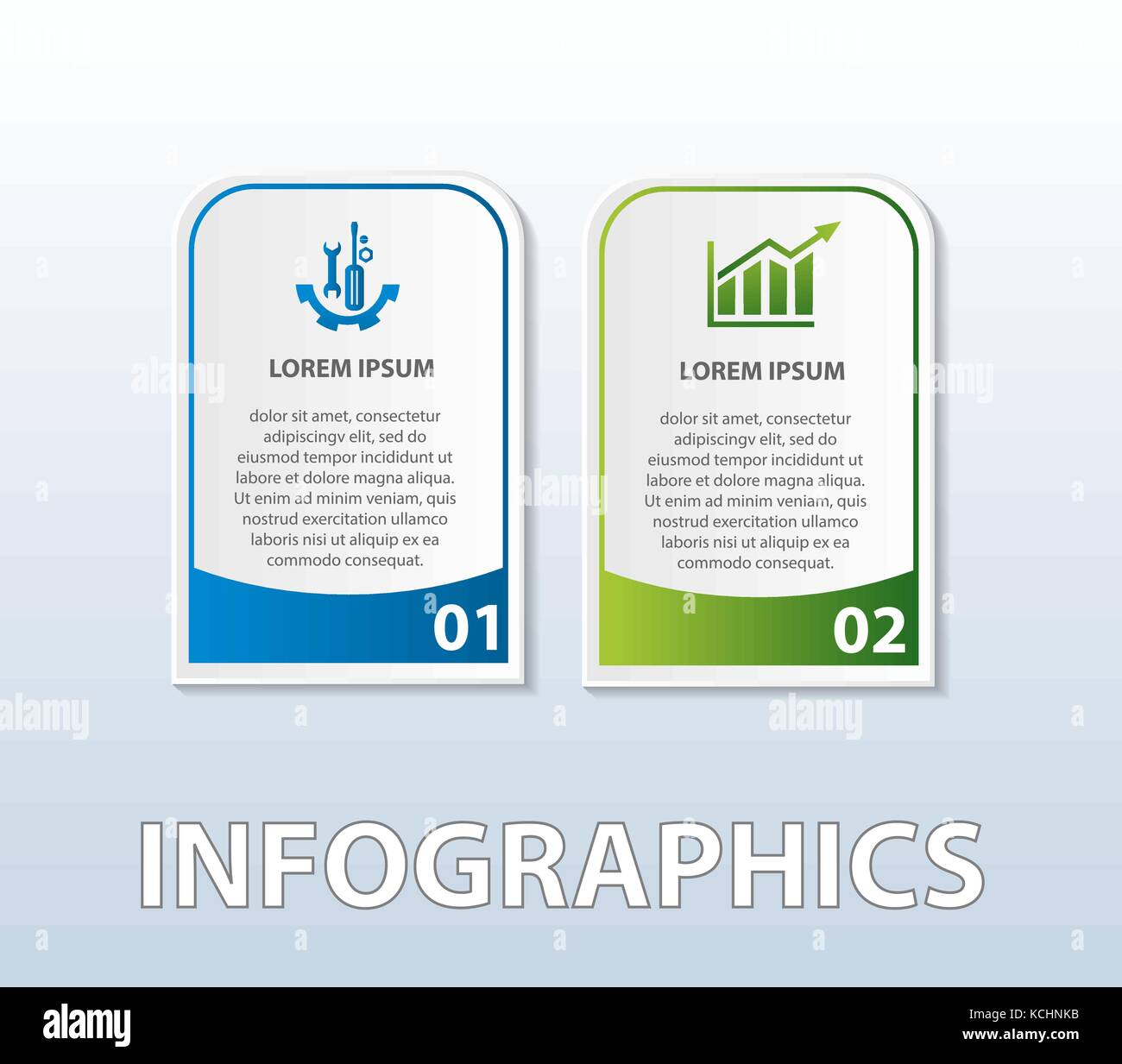 Vector illustration. Template of infographics in the form of a ...