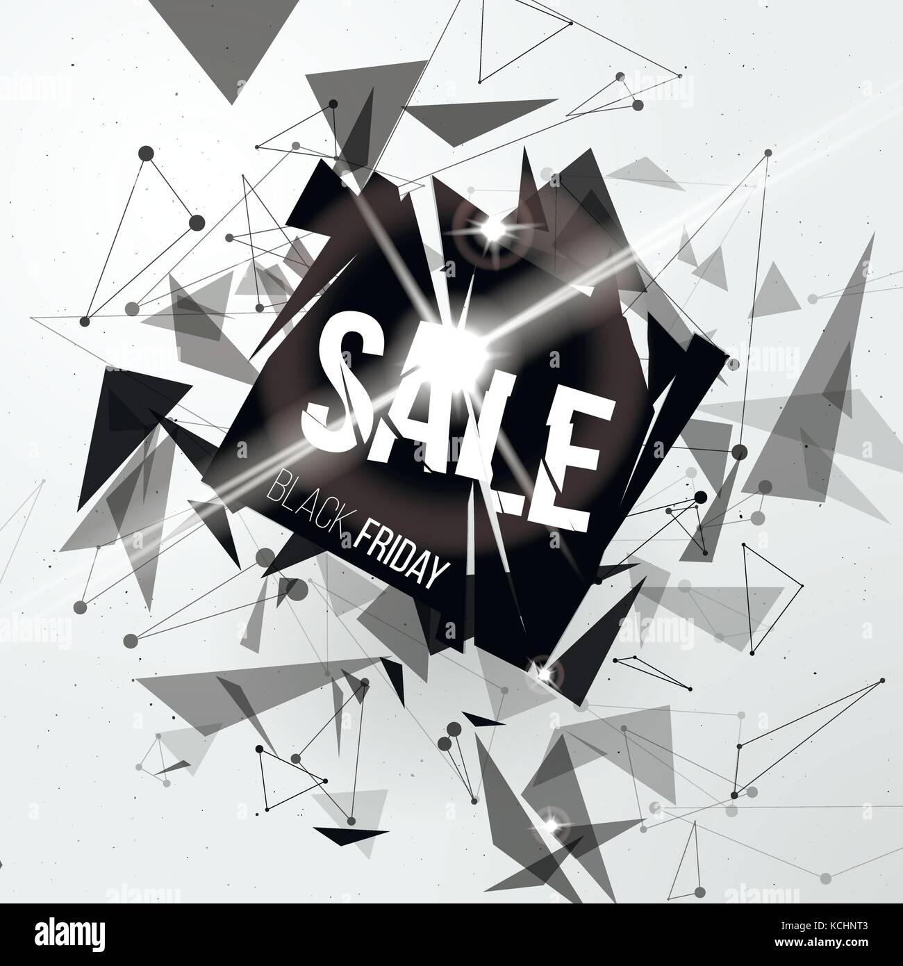 Abstract explosion background. Black friday poster. Card template. Big ...