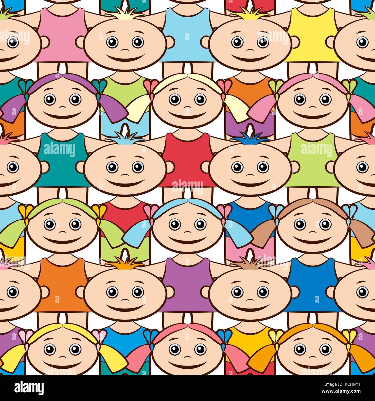 Seamless Background, Children Stock Vector Image & Art - Alamy