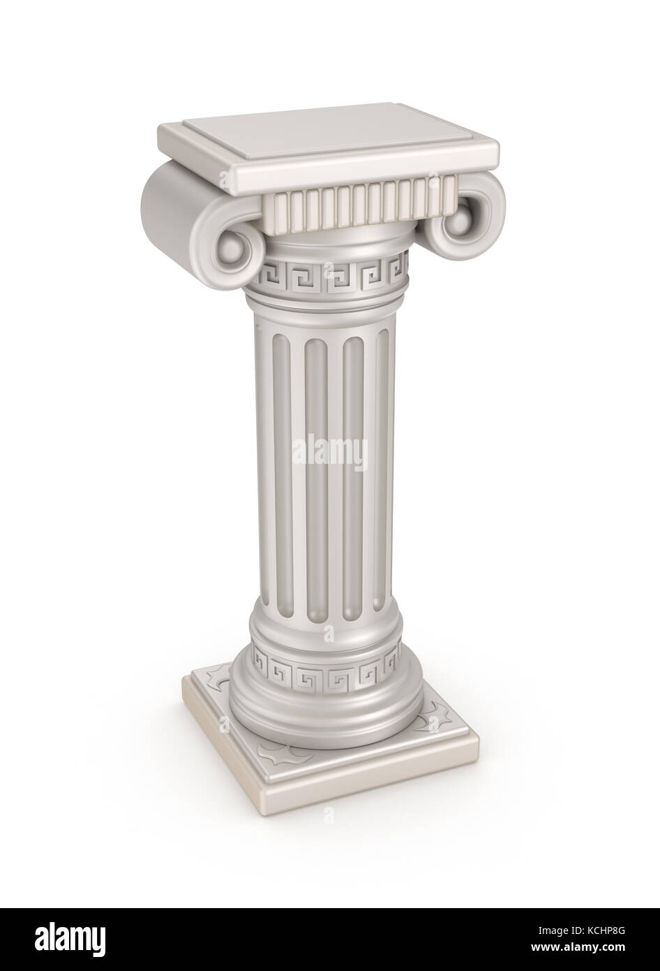 3d pillar ancient greek hi-res stock photography and images - Alamy