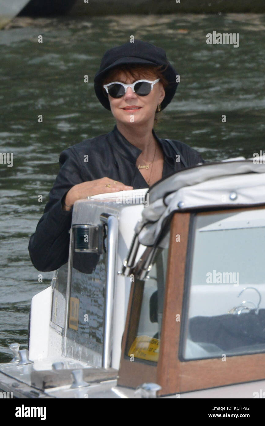 74th Venice Film Festival 2017, Celebrities arrivals. Pictured: Susan ...