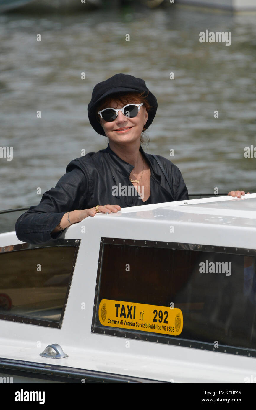 74th Venice Film Festival 2017, Celebrities arrivals. Pictured: Susan ...