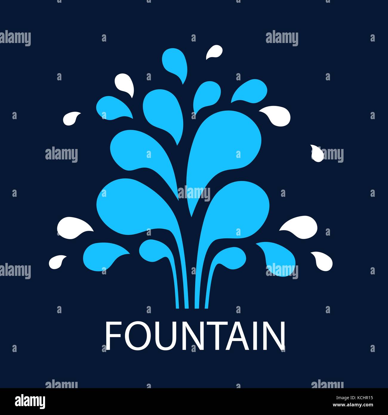 Vector abstract fountain Stock Vector Image & Art - Alamy