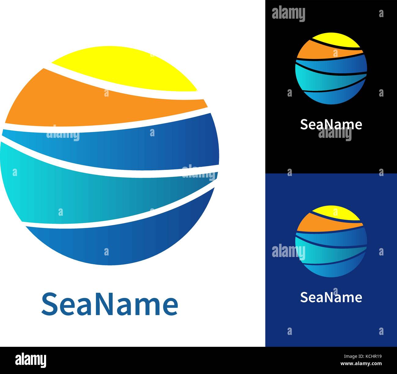 Design Modern sea logos Stock Vector Image & Art - Alamy