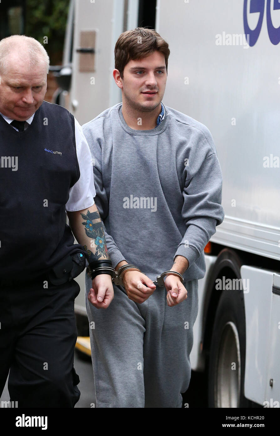 Daryll Rowe arrives at Lewes Crown Court. Rowe is accused of ...