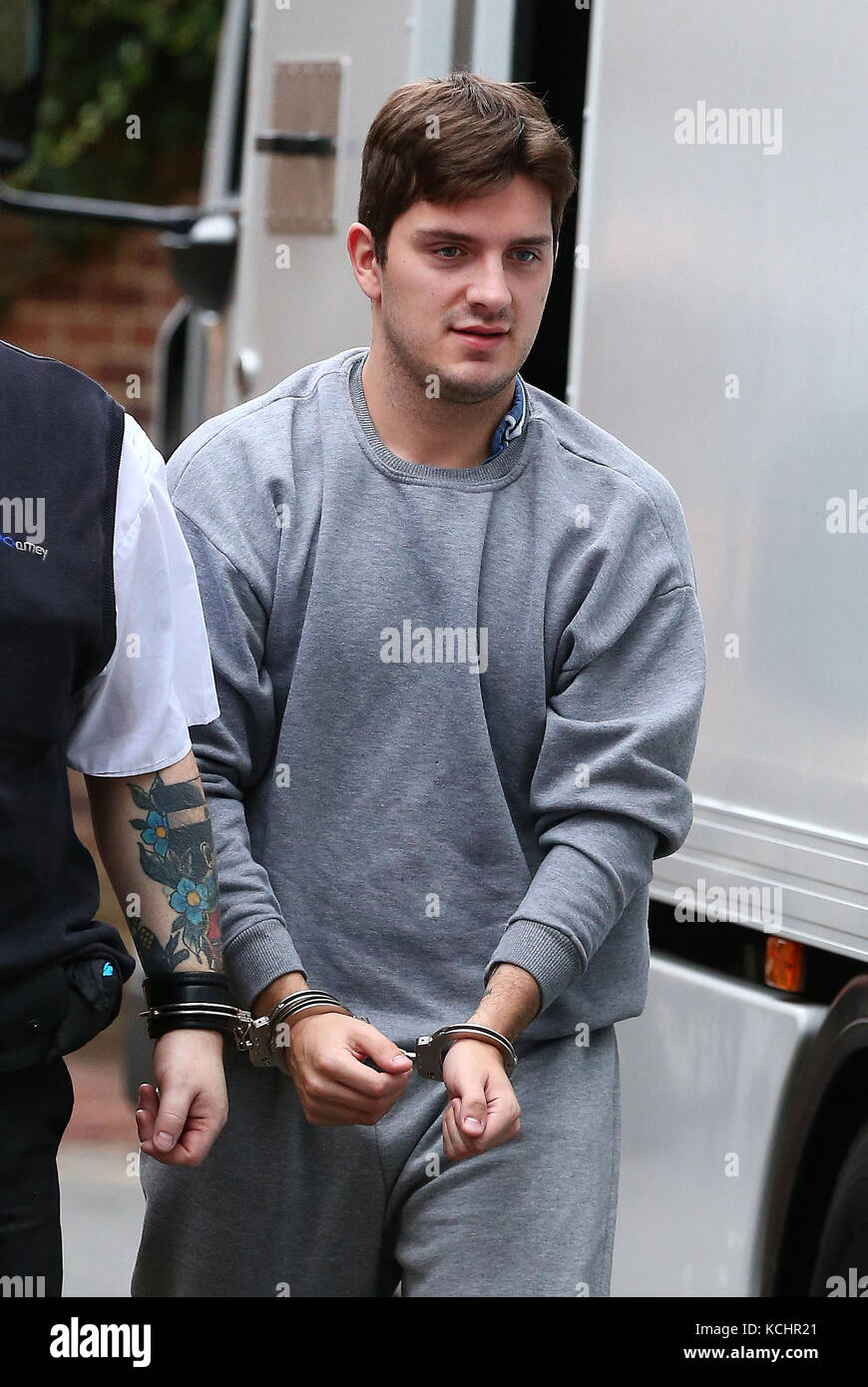 Daryll Rowe arrives at Lewes Crown Court. Rowe is accused of ...