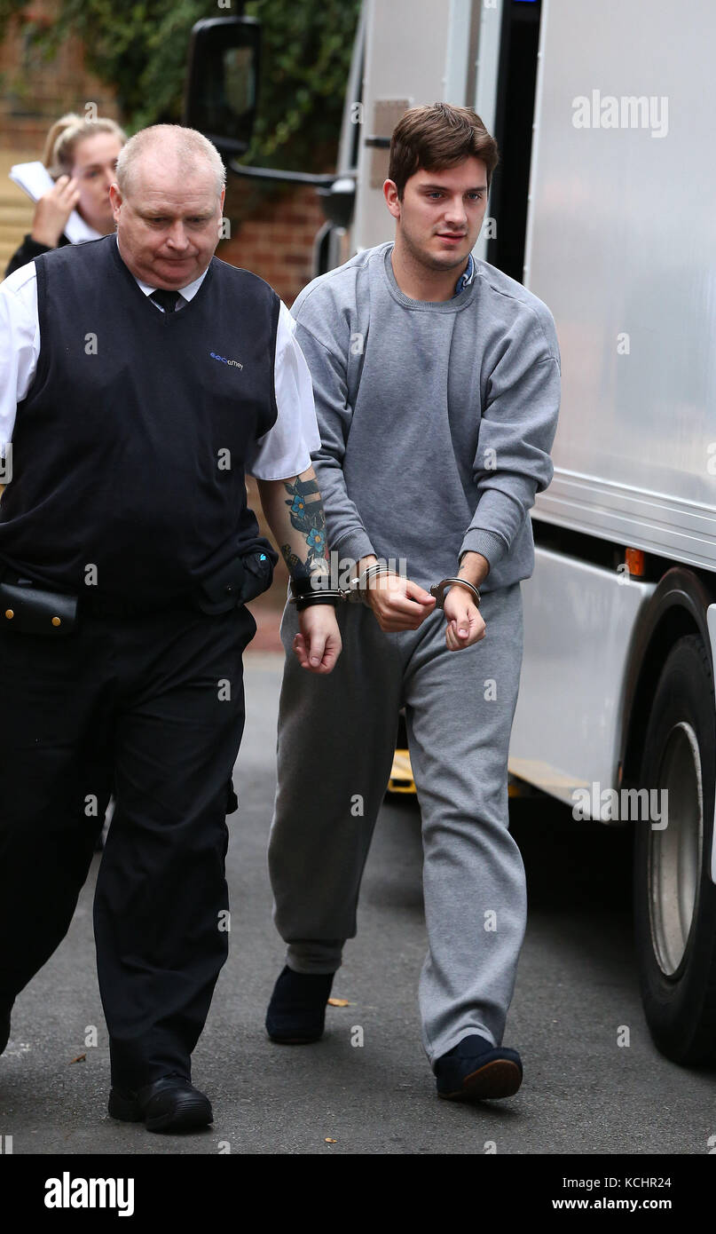 Daryll Rowe arrives at Lewes Crown Court. Rowe is accused of ...