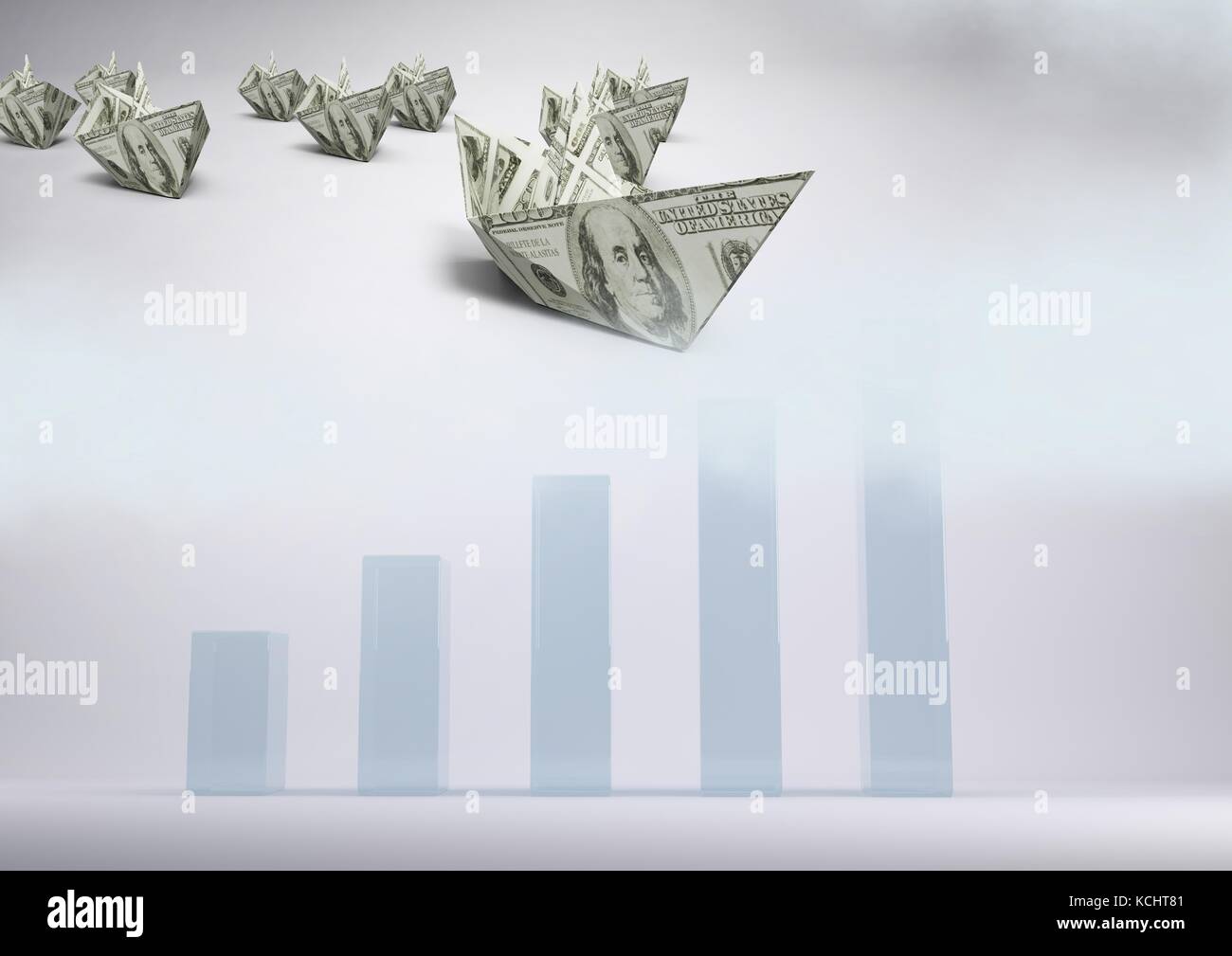 Digital composite paper boats hi-res stock photography and images - Alamy