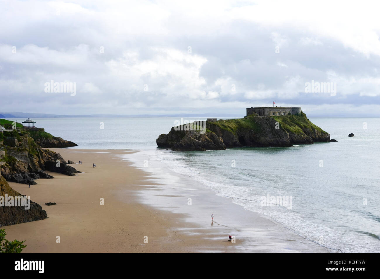 St Catherines Island and Fort, Tenby, South Wales, UK Stock Photo - Alamy