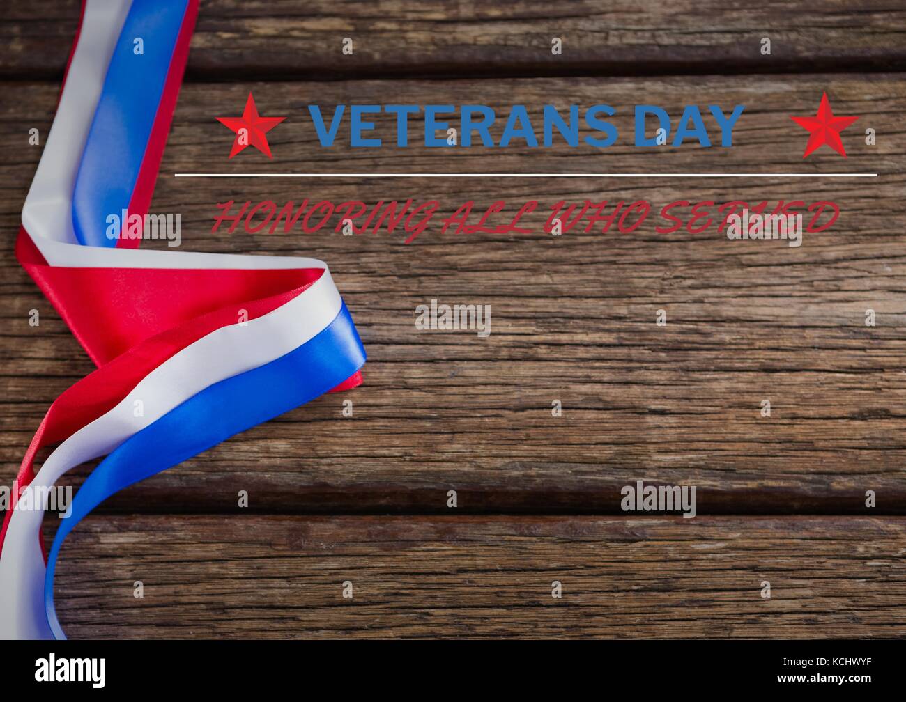 Digital composite of veterans day flag Stock Photo - Alamy