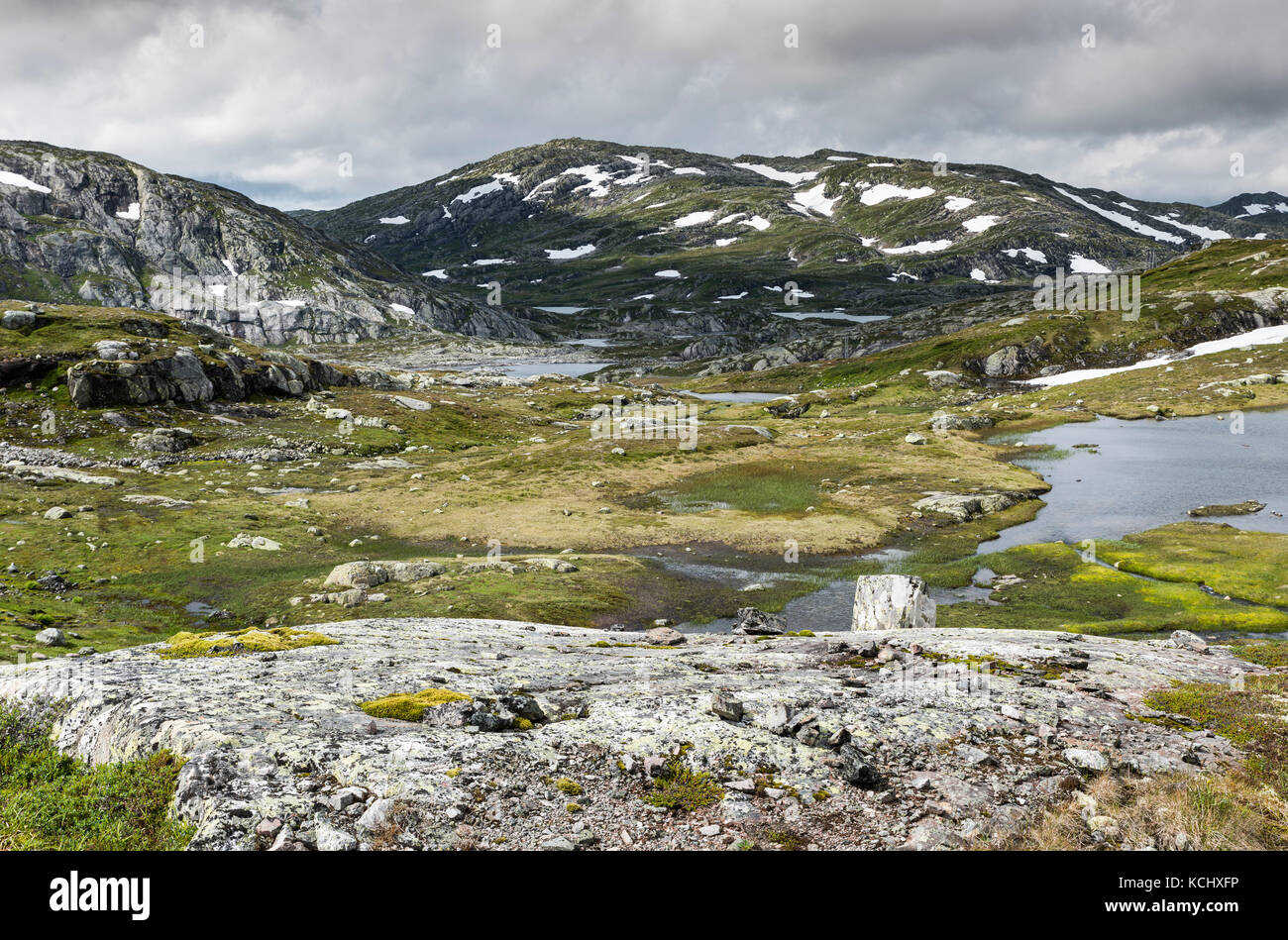 high plains in norway near valle Stock Photo - Alamy