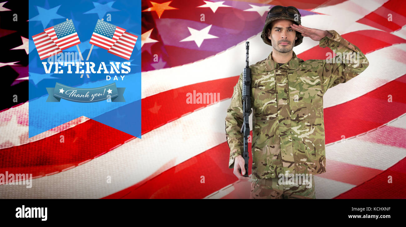 American flag waving against portrait hi-res stock photography and ...