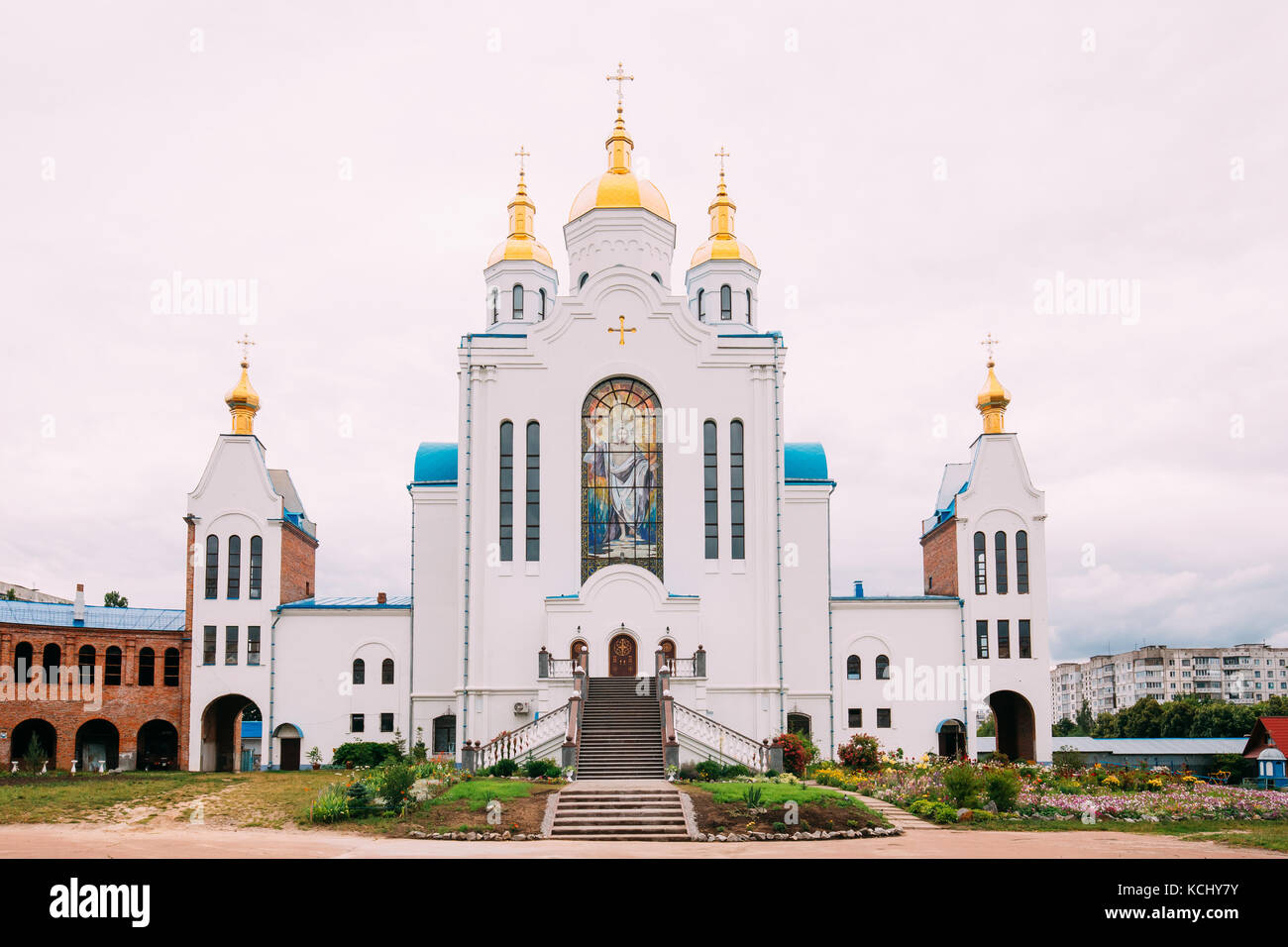 Chernihiv, Ukraine. View Of The Temple Complex Of All Saints Chernigov ...