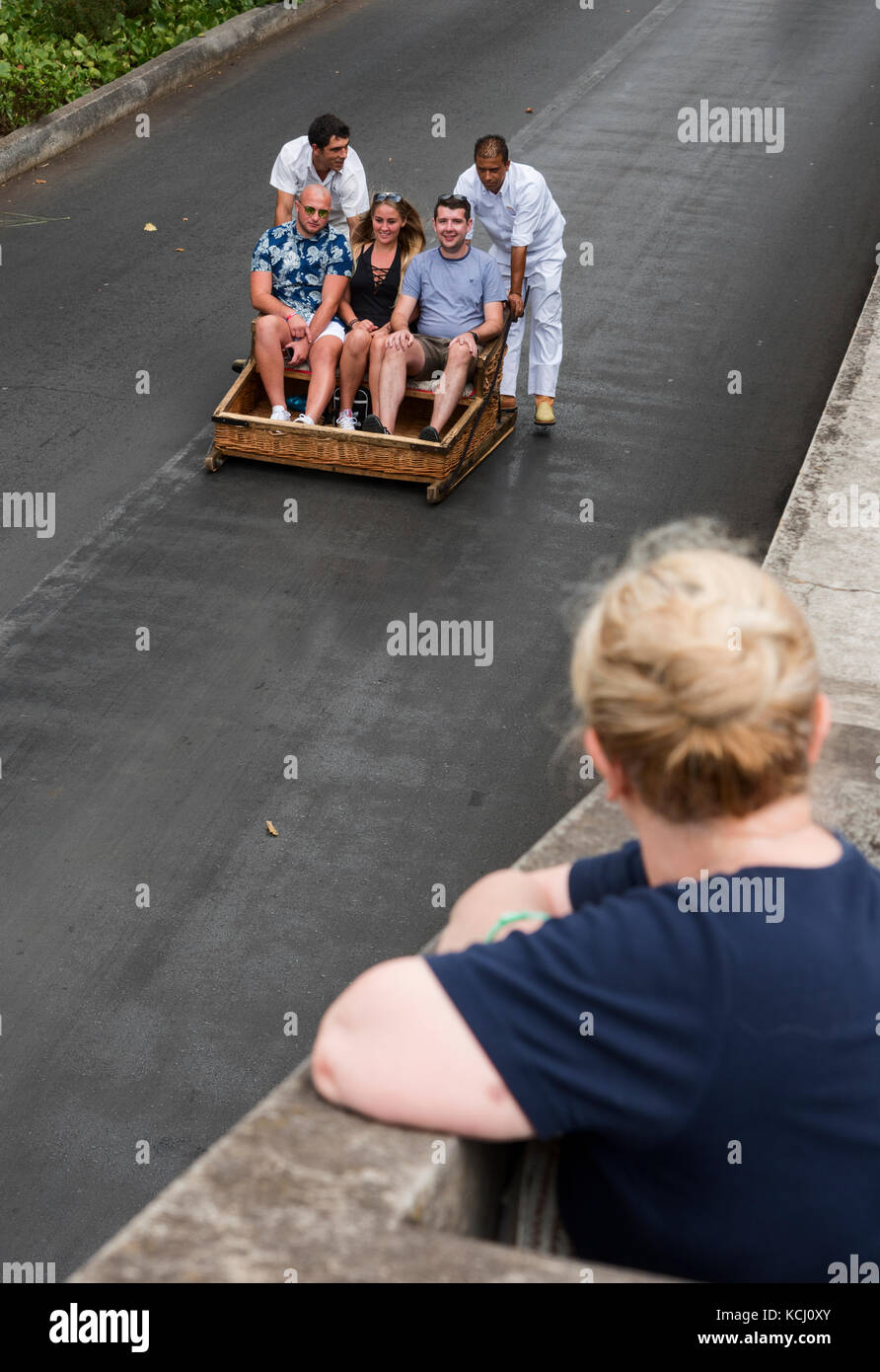 Monte Toboggan Madeira Sledges High Resolution Stock Photography and ...