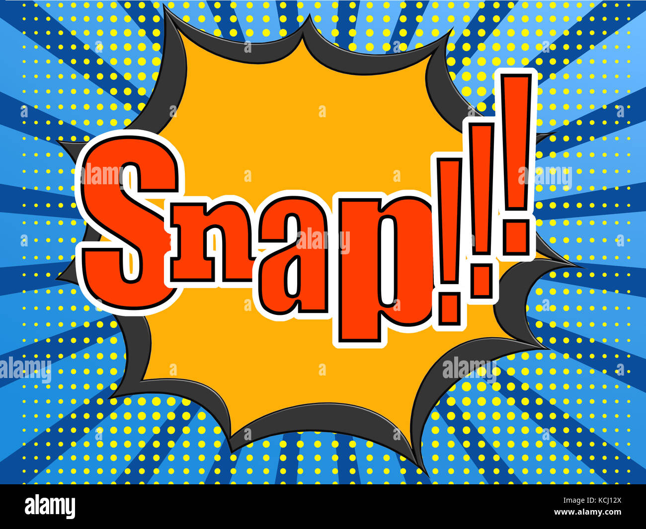 Snap comic speech bubble image with hi-res rendered artwork that could ...