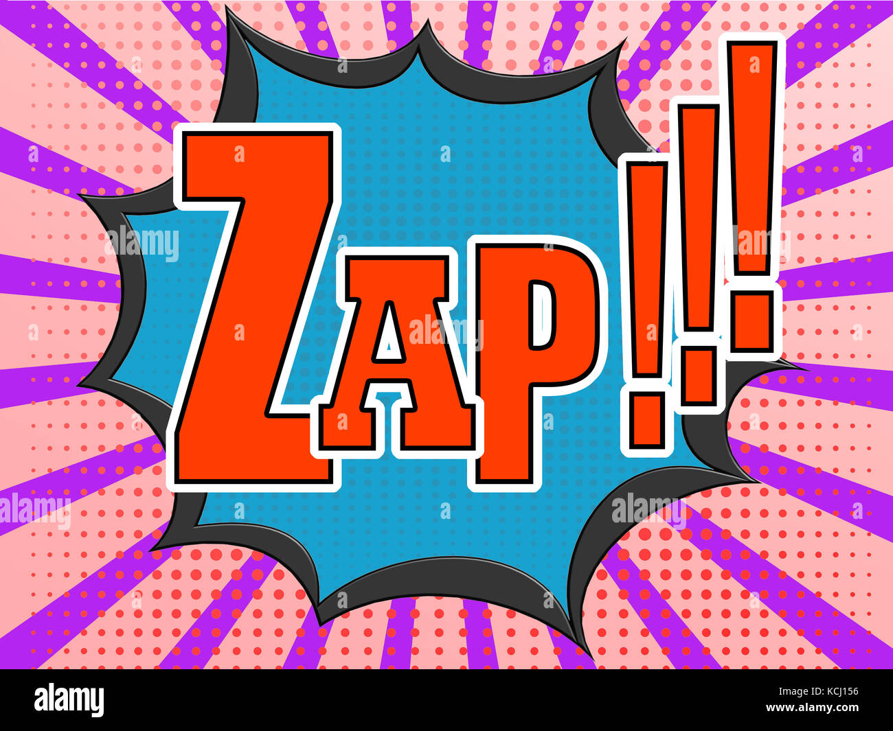 Zap comic speech bubble image with hi-res rendered artwork that could ...