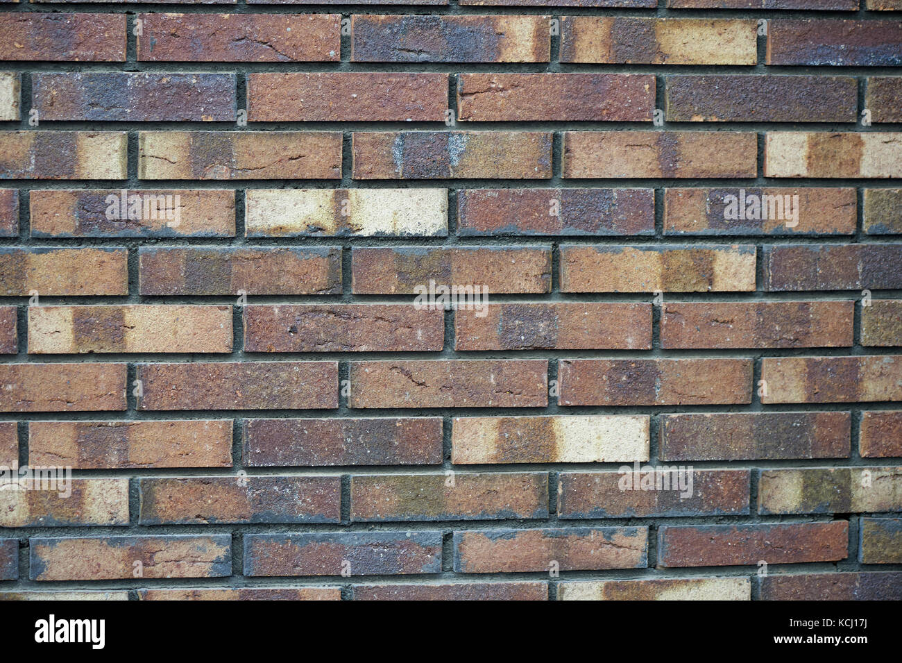 Brick wall texture of brick in different shades.close Stock Photo - Alamy