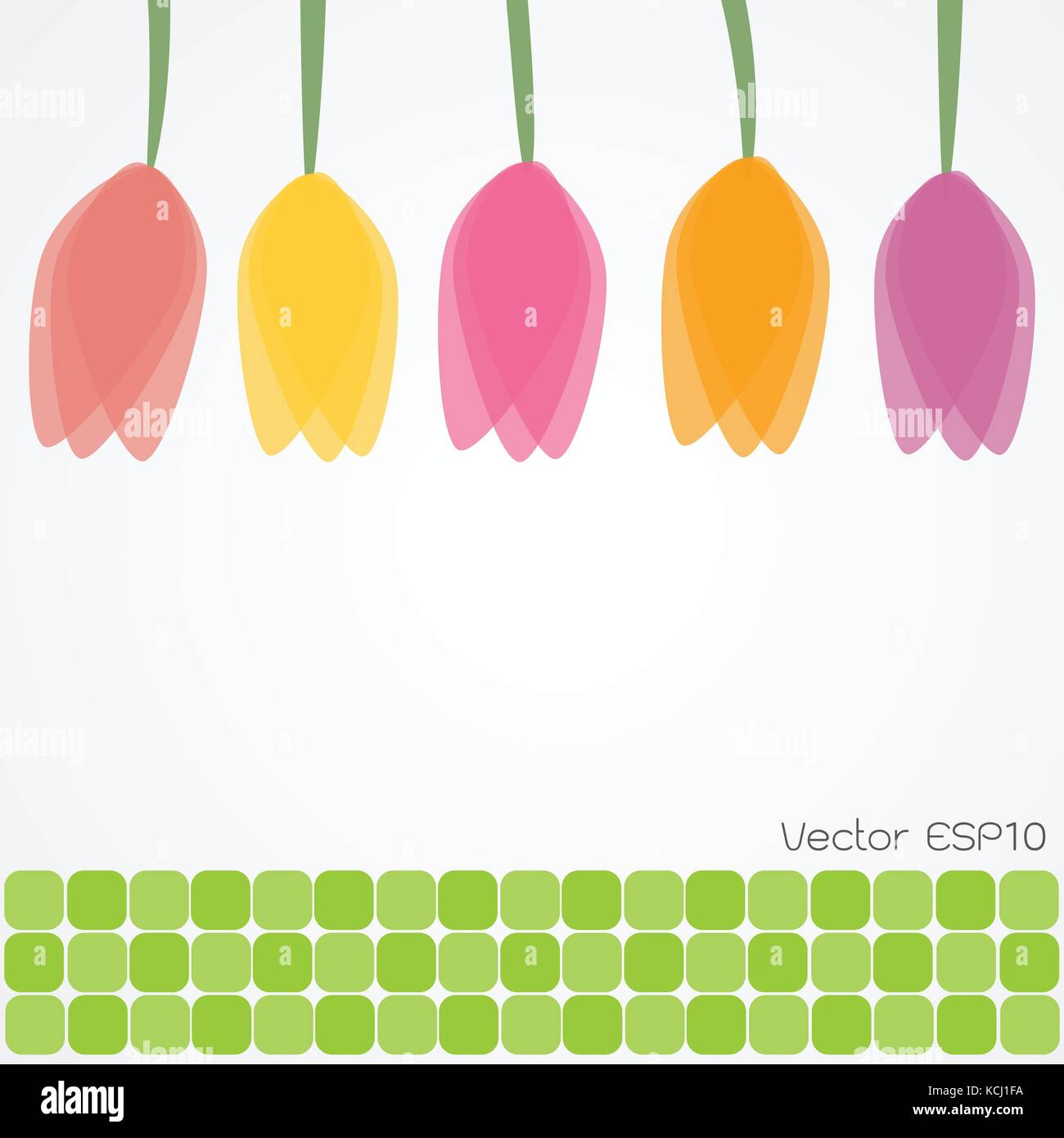 Tulip Flowers Background. Vector Illustration Stock Vector Image & Art ...