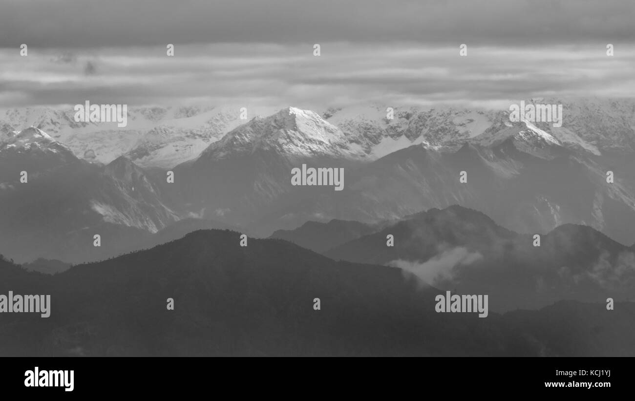 Indian the himalayas Black and White Stock Photos & Images - Alamy