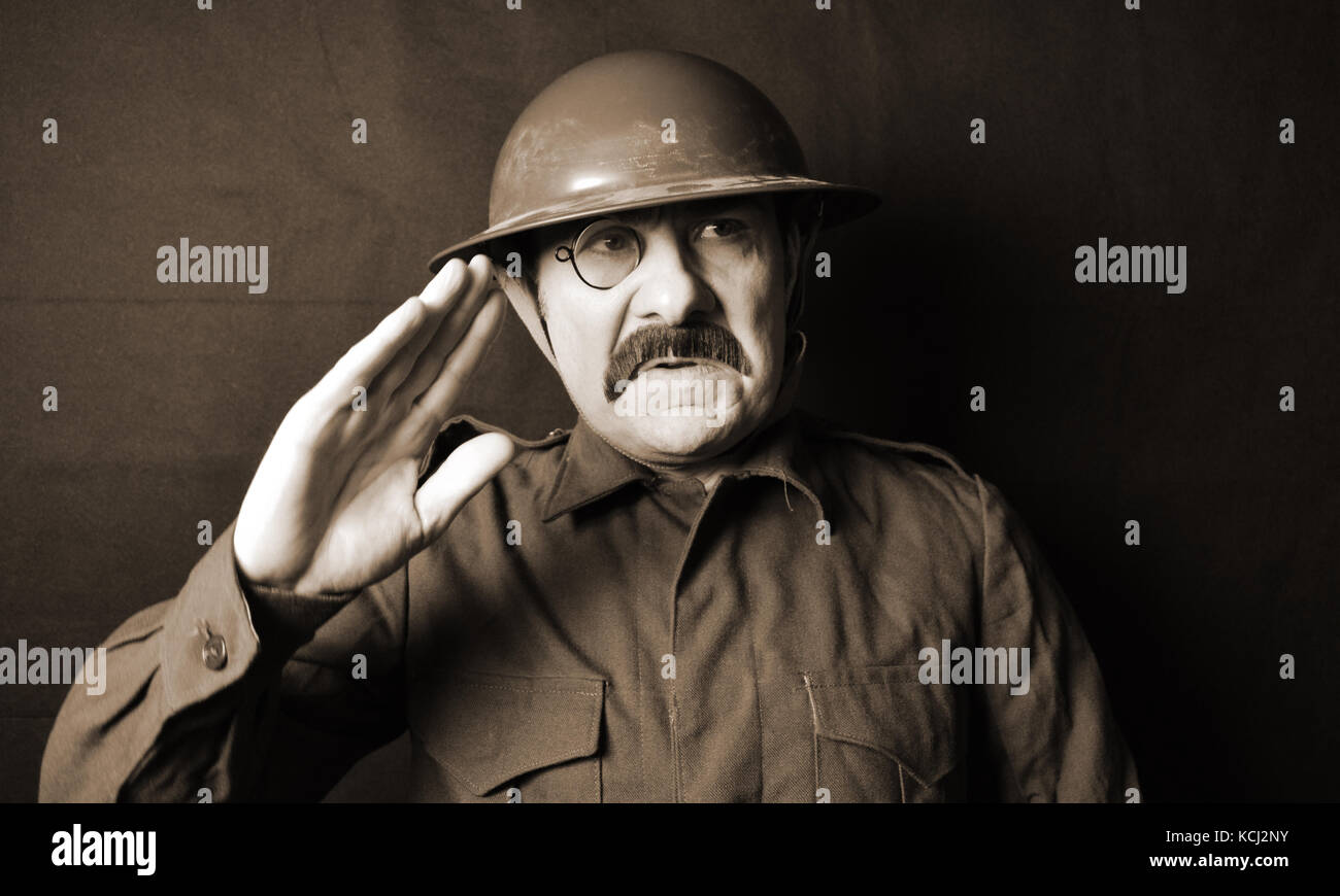 First World War Soldier Stock Photo - Alamy