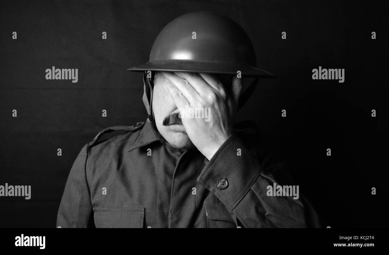 First World War Soldier Stock Photo - Alamy
