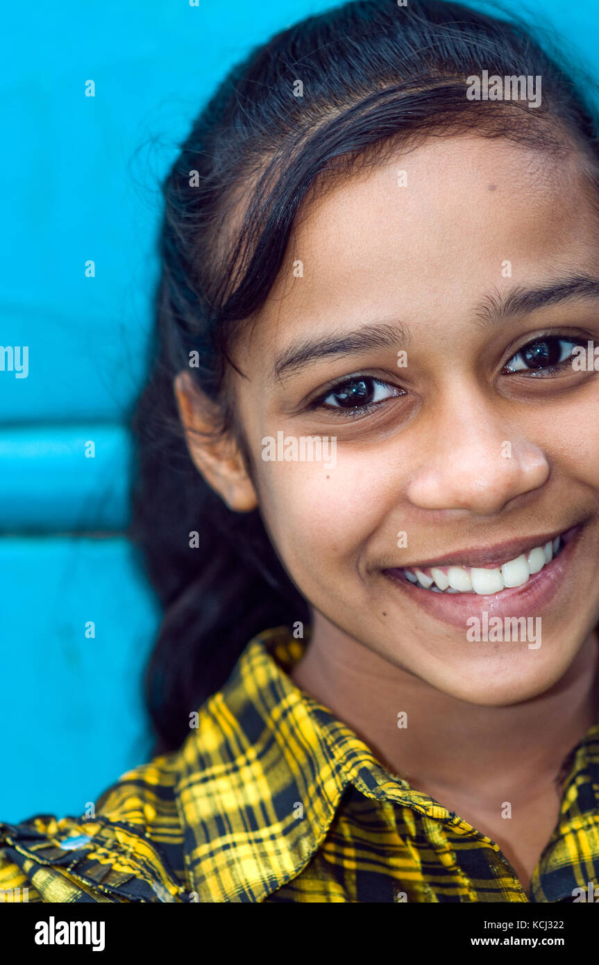 girl in Port Louis, Mauritius Stock Photo - Alamy