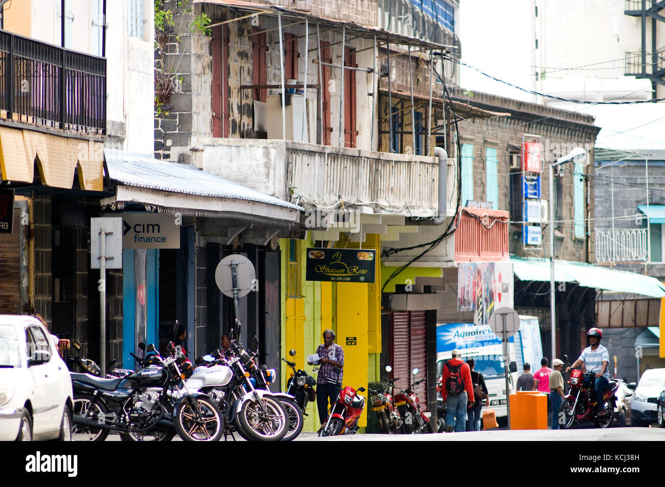 Colonial building, Port Louis, Mauritius Stock Photo - Alamy