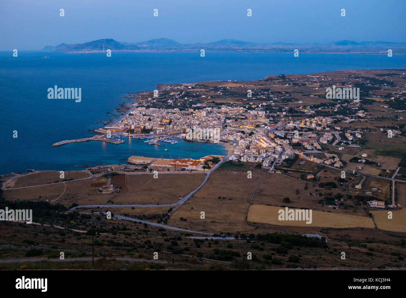 The village of Favignana Stock Photo - Alamy