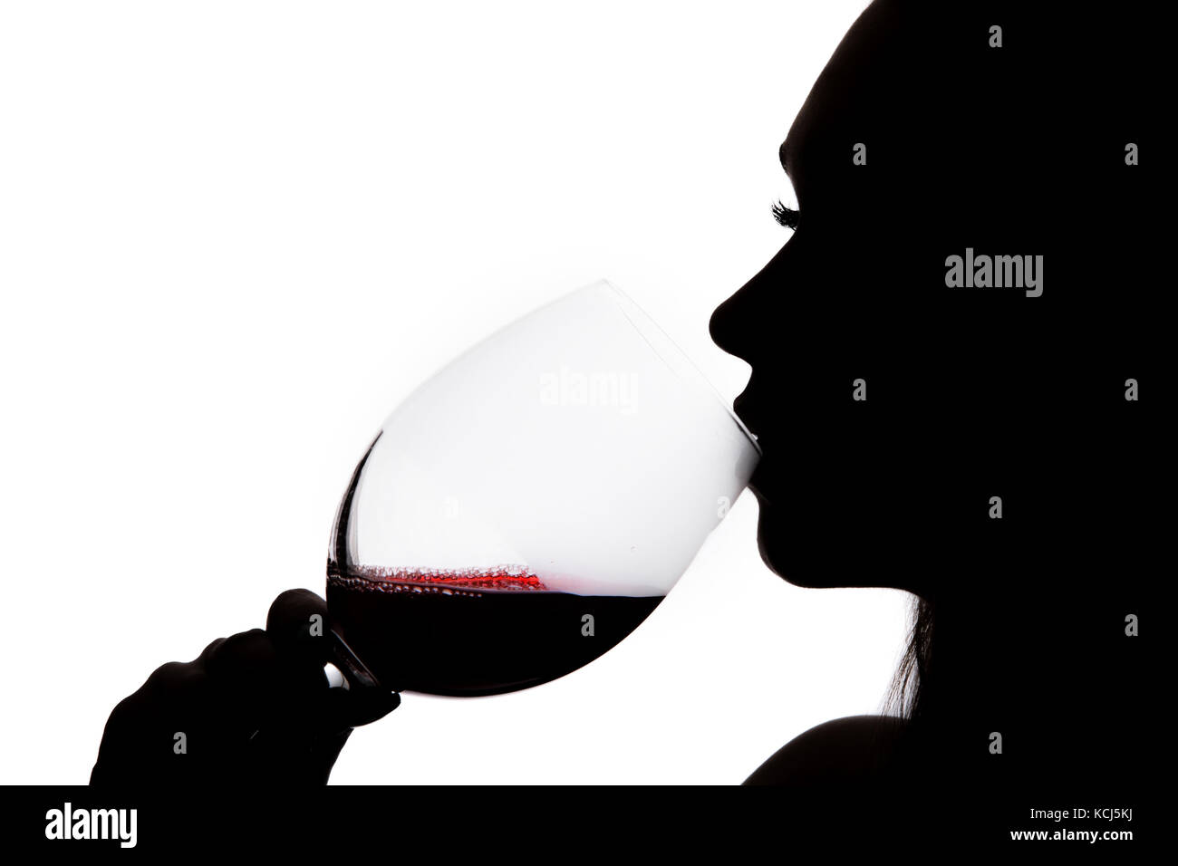 People Drinking Wine Silhouette