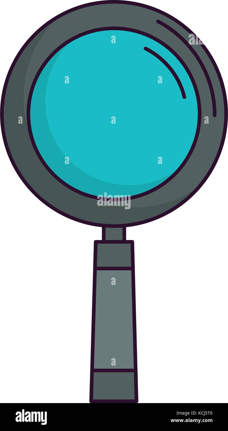 lupe icon over white background vector illustration Stock Vector Image ...