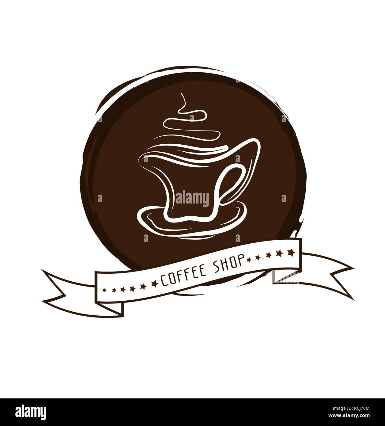 Black coffee vector vectors Cut Out Stock Images & Pictures - Alamy