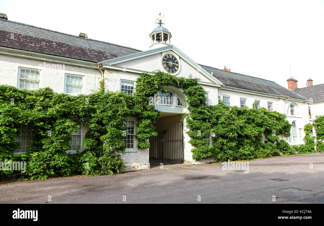 The stable block at Shugborough Hall, near to Stafford, Staffordshire ...