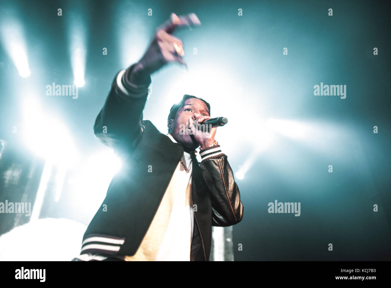 The American hip-hop collective ASAP Mob performs a live concert at ...