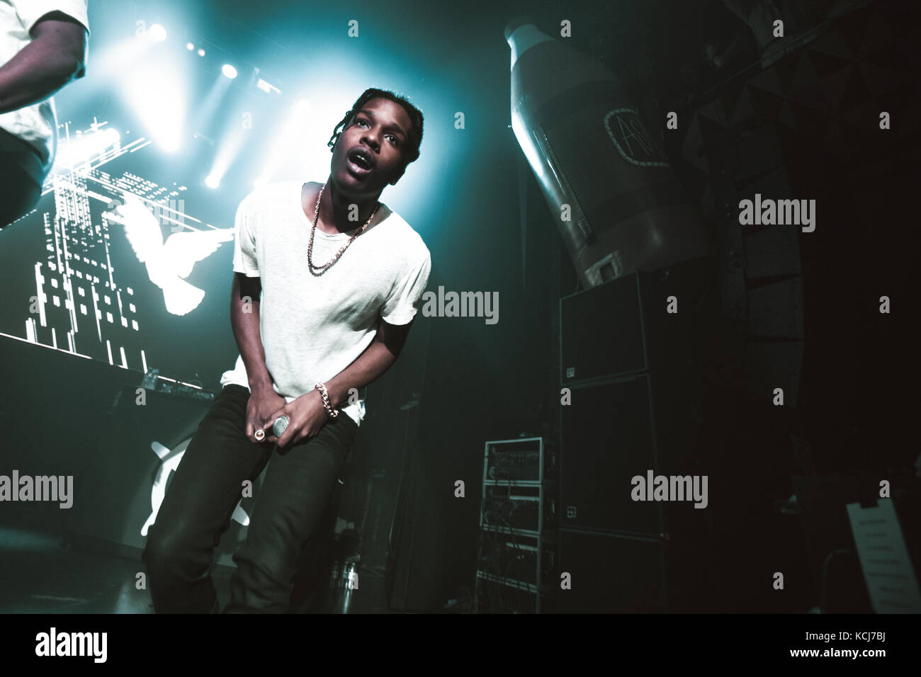 The American hip-hop collective ASAP Mob performs a live concert at ...