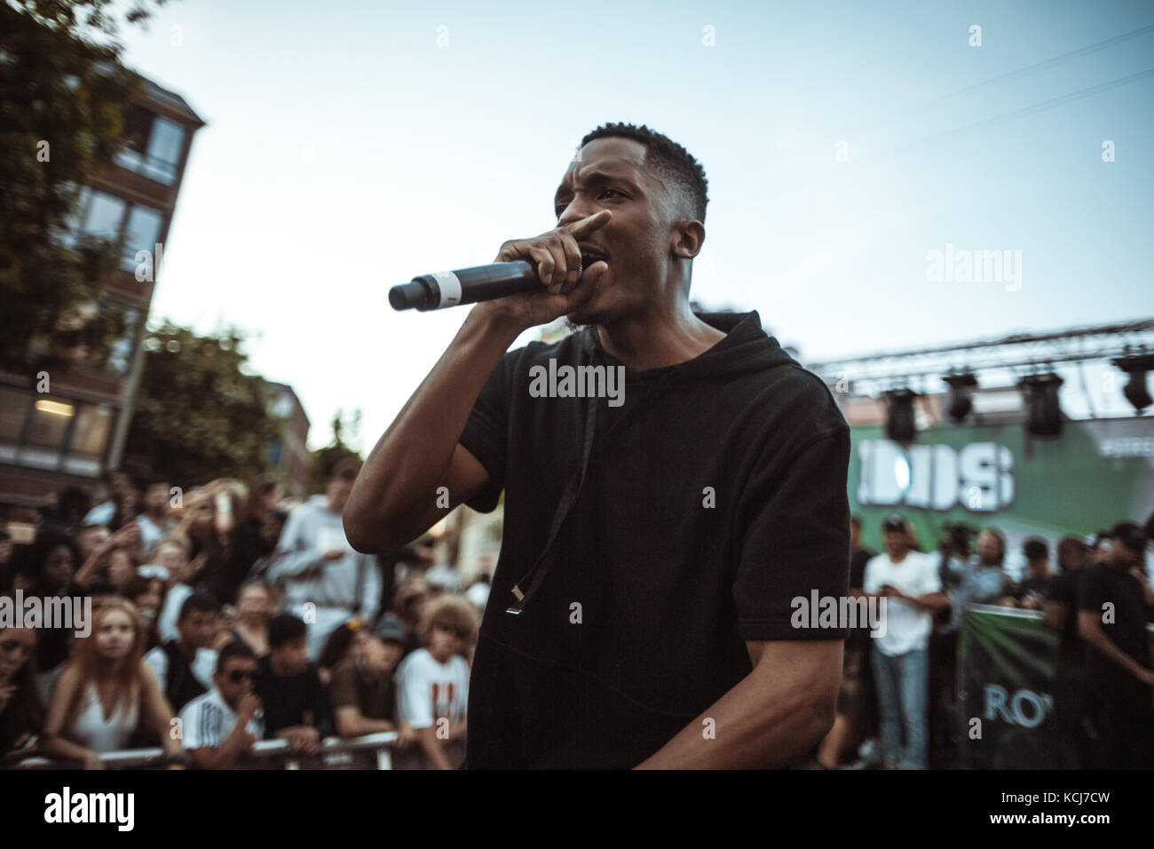 The British grime rapper Bonkaz performs a live concert at the Danish ...