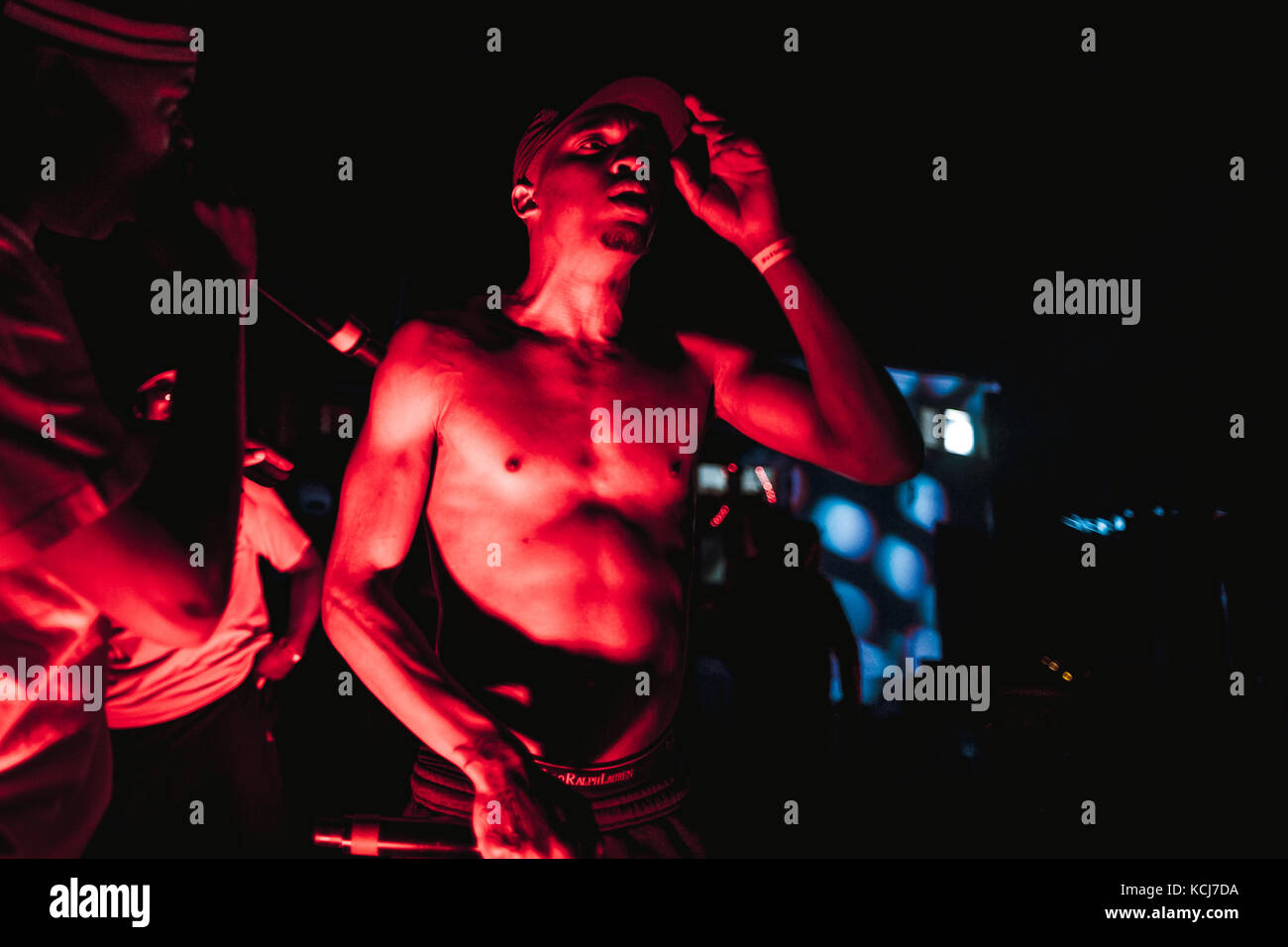 The British grime rapper Bonkaz performs a live concert at the Danish ...